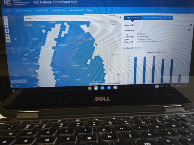 New map shows 100% internet coverage for Northeast Michigan | News ...